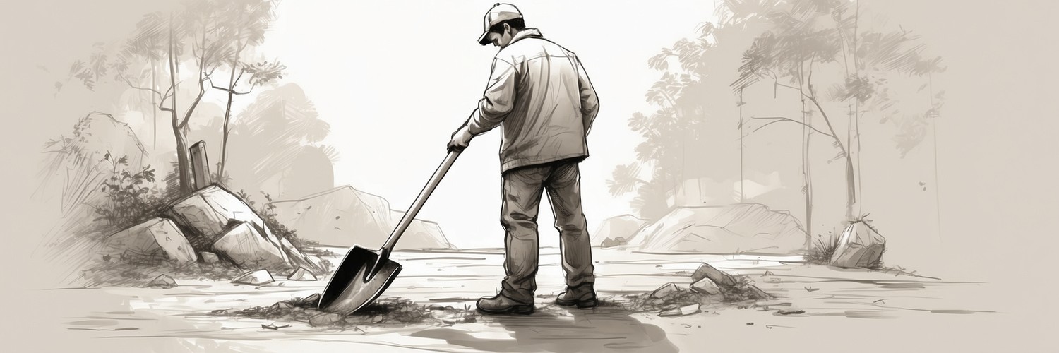 shovel - significat, exemples en anglès - JMarian
