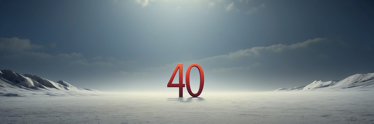 40 - meaning, examples in English - JMarian